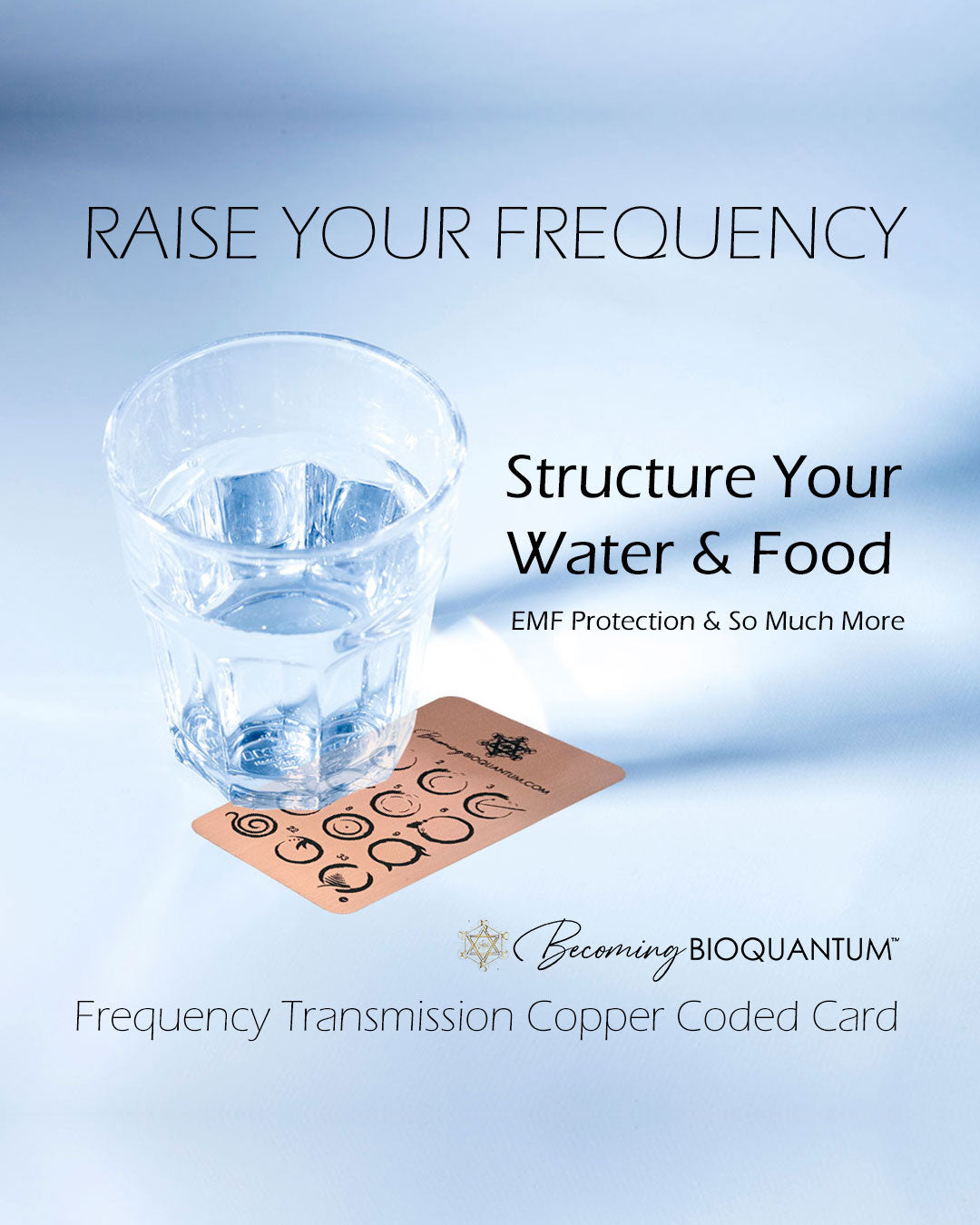 Frequency Transmission Copper Coded Card – Becoming BioQuantum